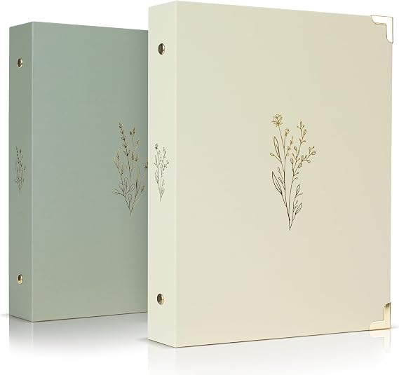 ZICOTO Aesthetic 6 Ring A5 Binder Set of 2 - The Perfect 1 Inch Planner ...