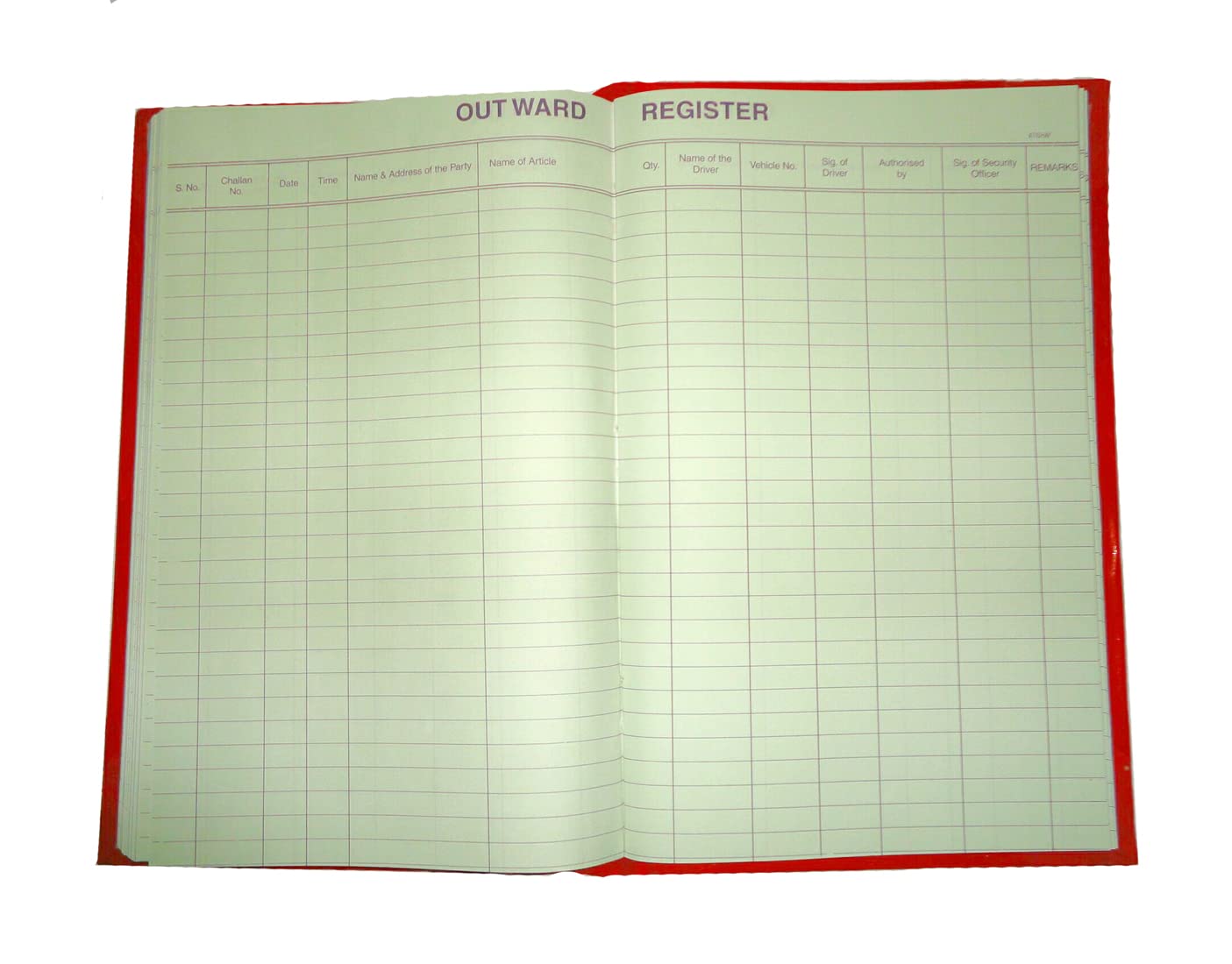 MINNA BAZZAR Inward Outward Register - 70 GSM (Inward/Outward Combo ...
