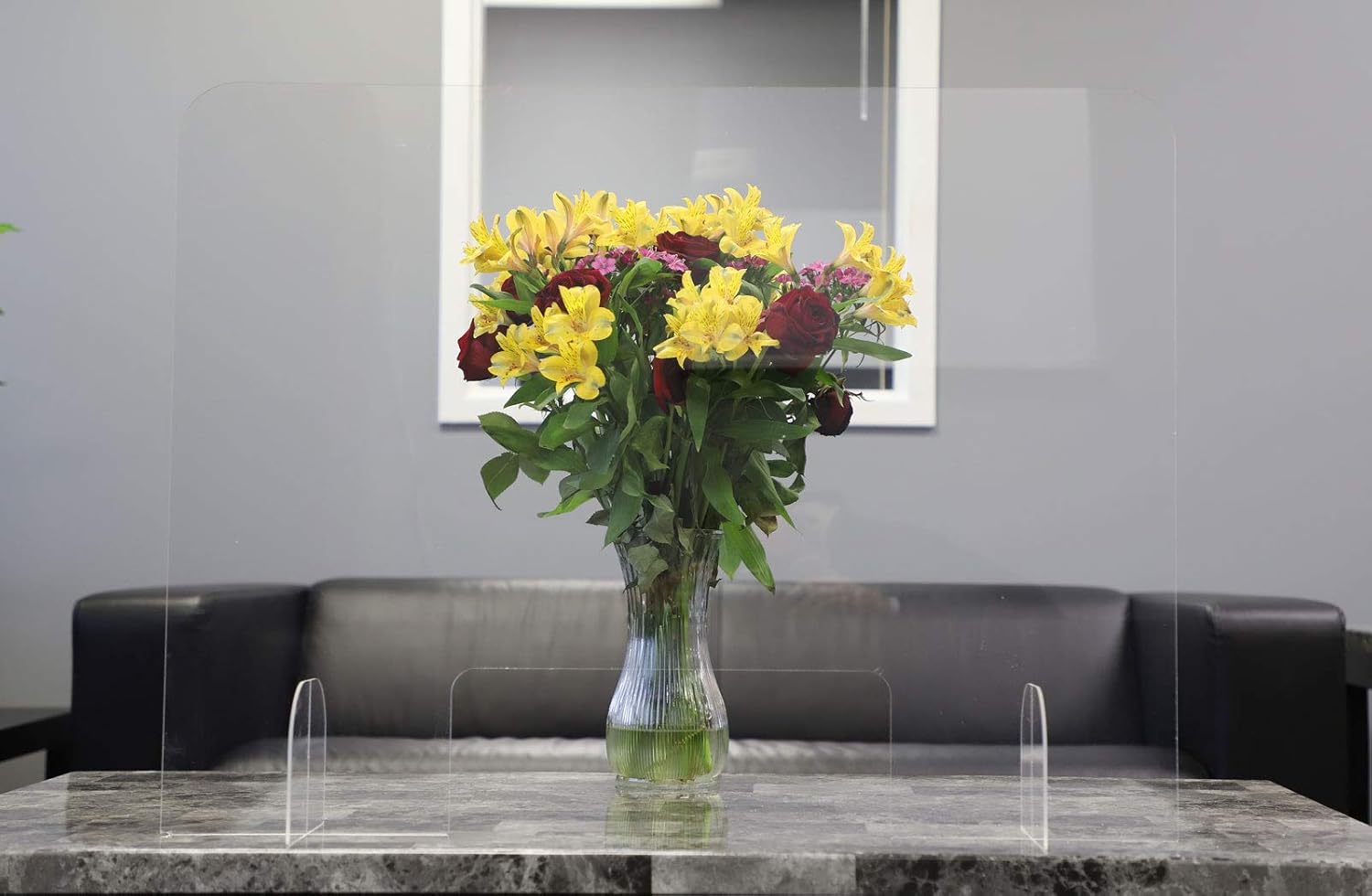 Buy Plexiglass Sneeze Guard - 32 W x 24 High x 1/8 Thick with ...