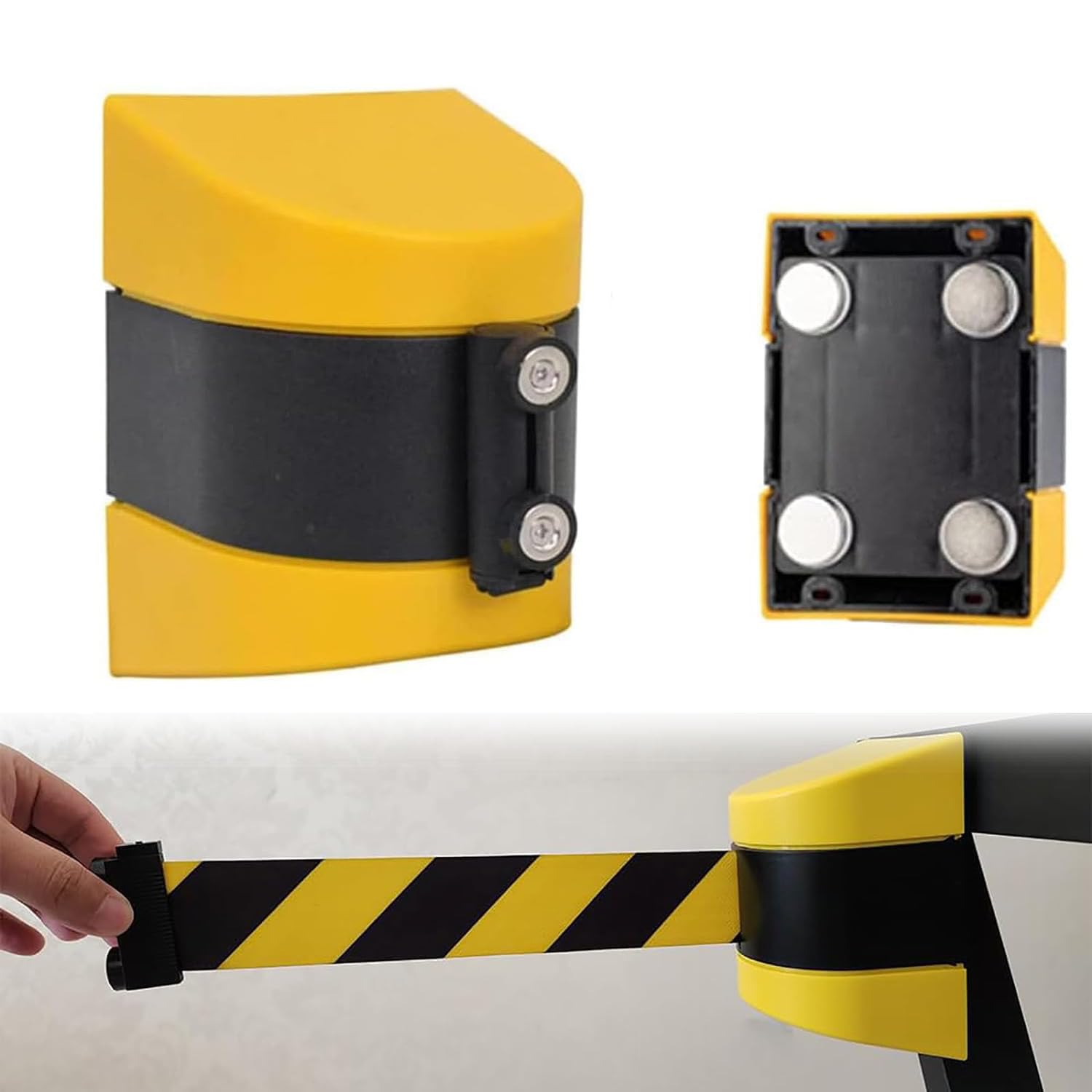 Crowd Control Belt Barriers Retractable Belt Barrier Magnetic ...