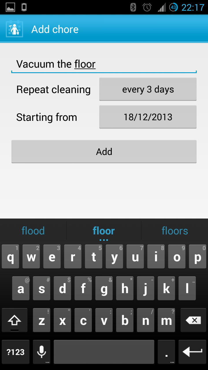 Clean House - chores schedule - App on Amazon Appstore