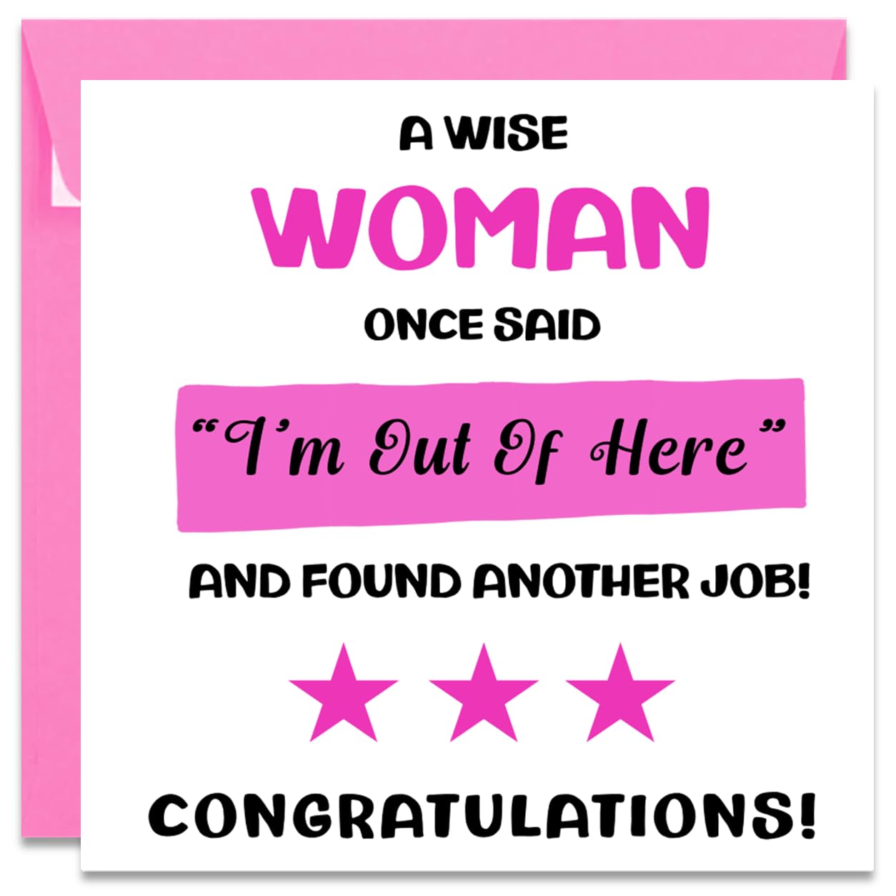 Printperfect - Funny Leaving Card for Women, Sorry You're Leaving, New ...