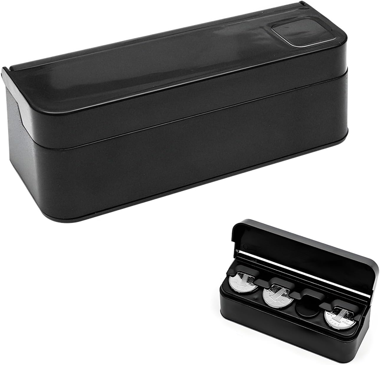 Amazon.com: Dickno Coin Holder for Car, Portable Mini Change Storage ...