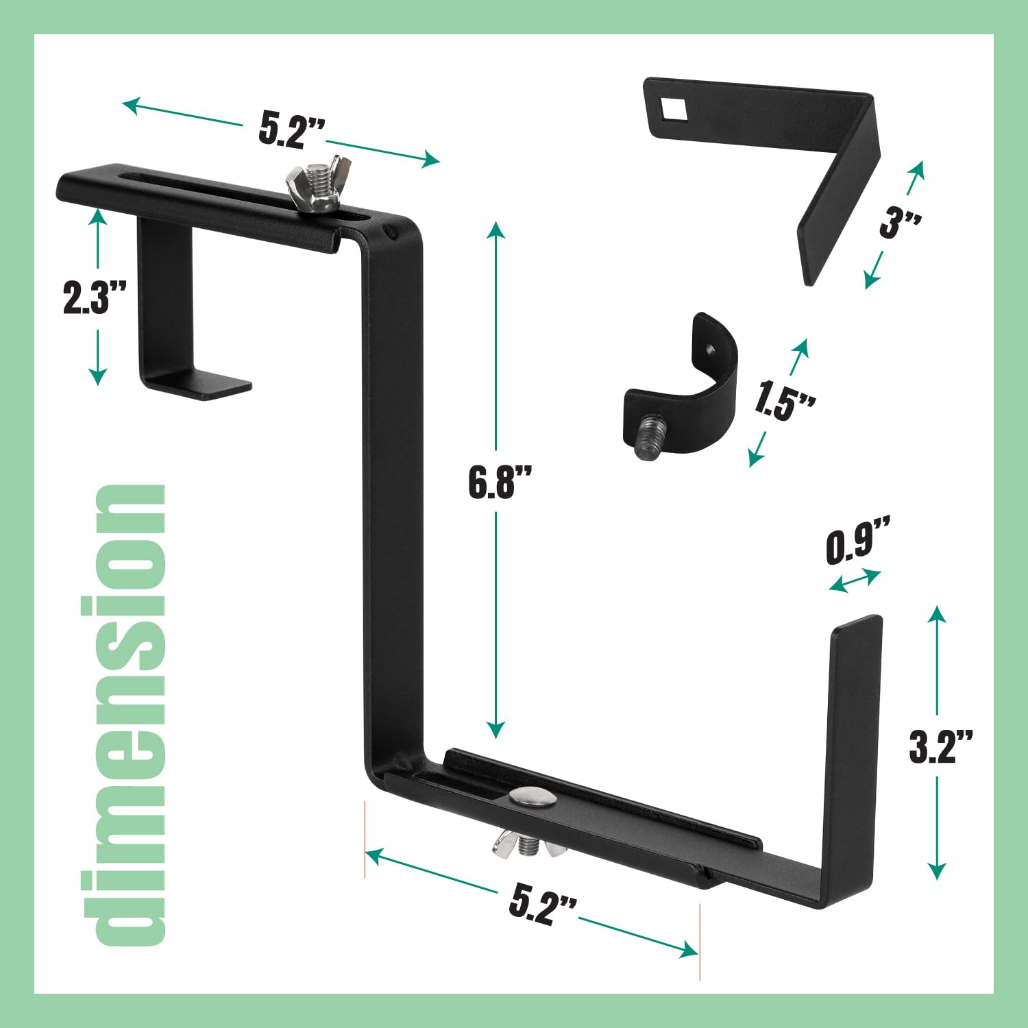 Drilled Metal Window Box Brackets Brackets For Window Sills, Walls And