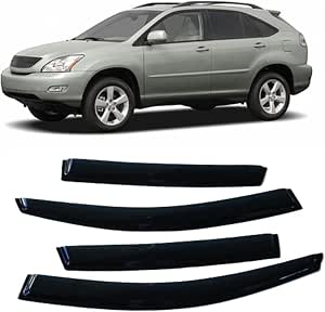Car Wind Deflectors for Lexus RX300 RX330 RX400h 2004-2009, Windproof ...