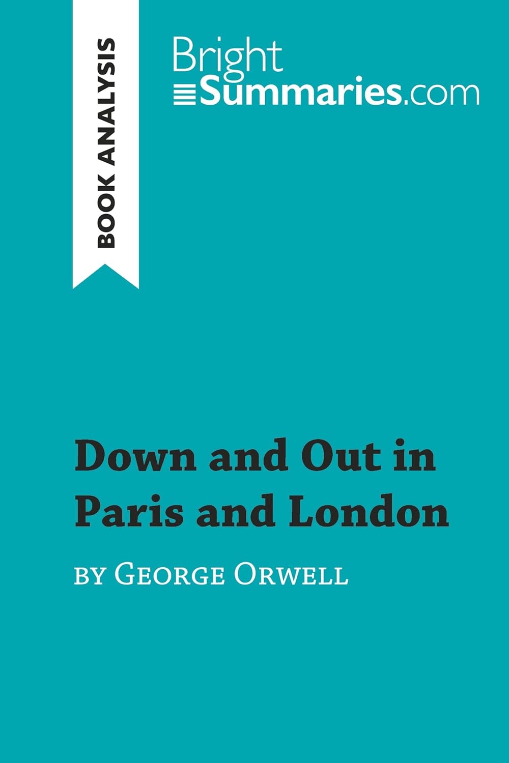 Down and Out in Paris and London by George Orwell (Book Analysis ...