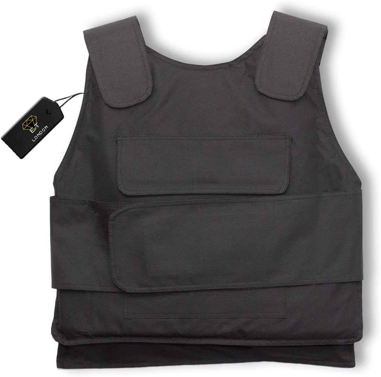 YD Professional Stab Proof Vests in Black | Protection Vest Steel Stab ...