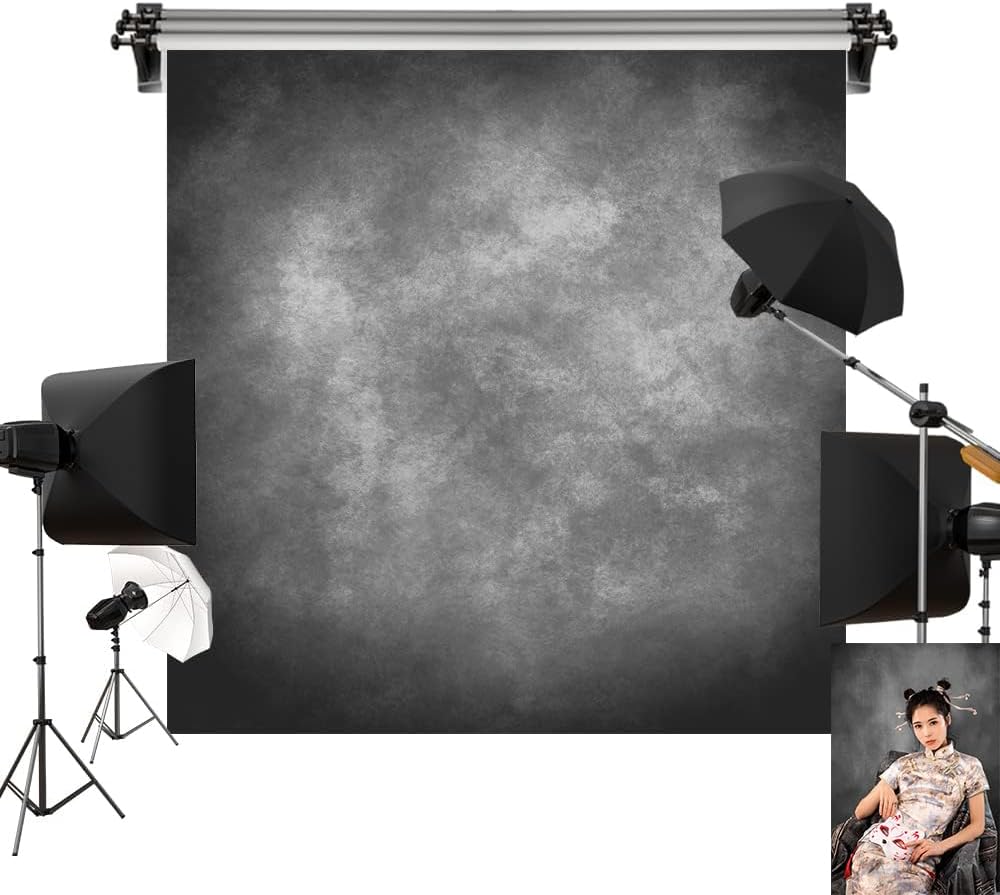 Amazon.com : Kate 10x10ft/3x3m Gray Texture Backdrop Gray Purple ...
