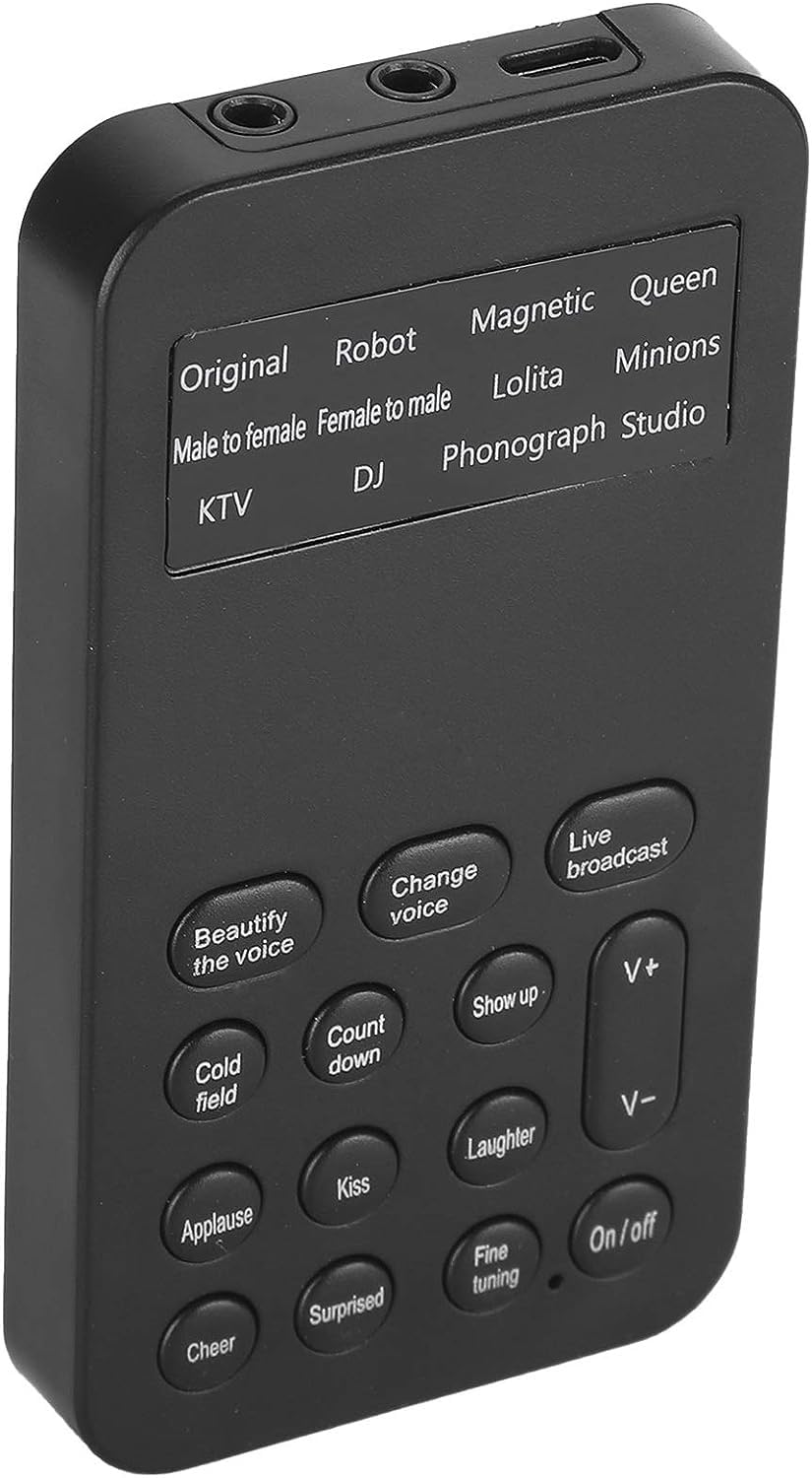 SPYTECTIFY Mini Sound Changer Voice Changer Sound Effects Machine Audio ...