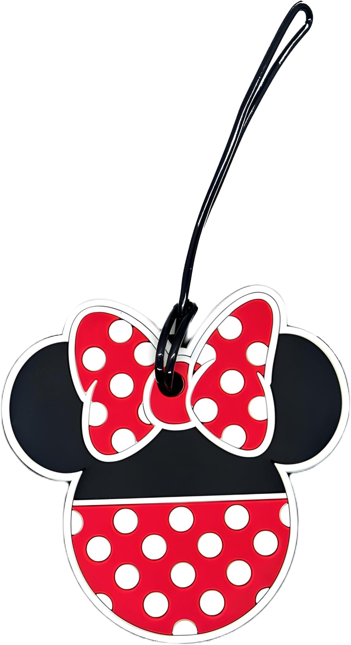 Amazon.com: Disney Mickey Mouse and Minnie Mouse Luggage Tags PVC 4 ...