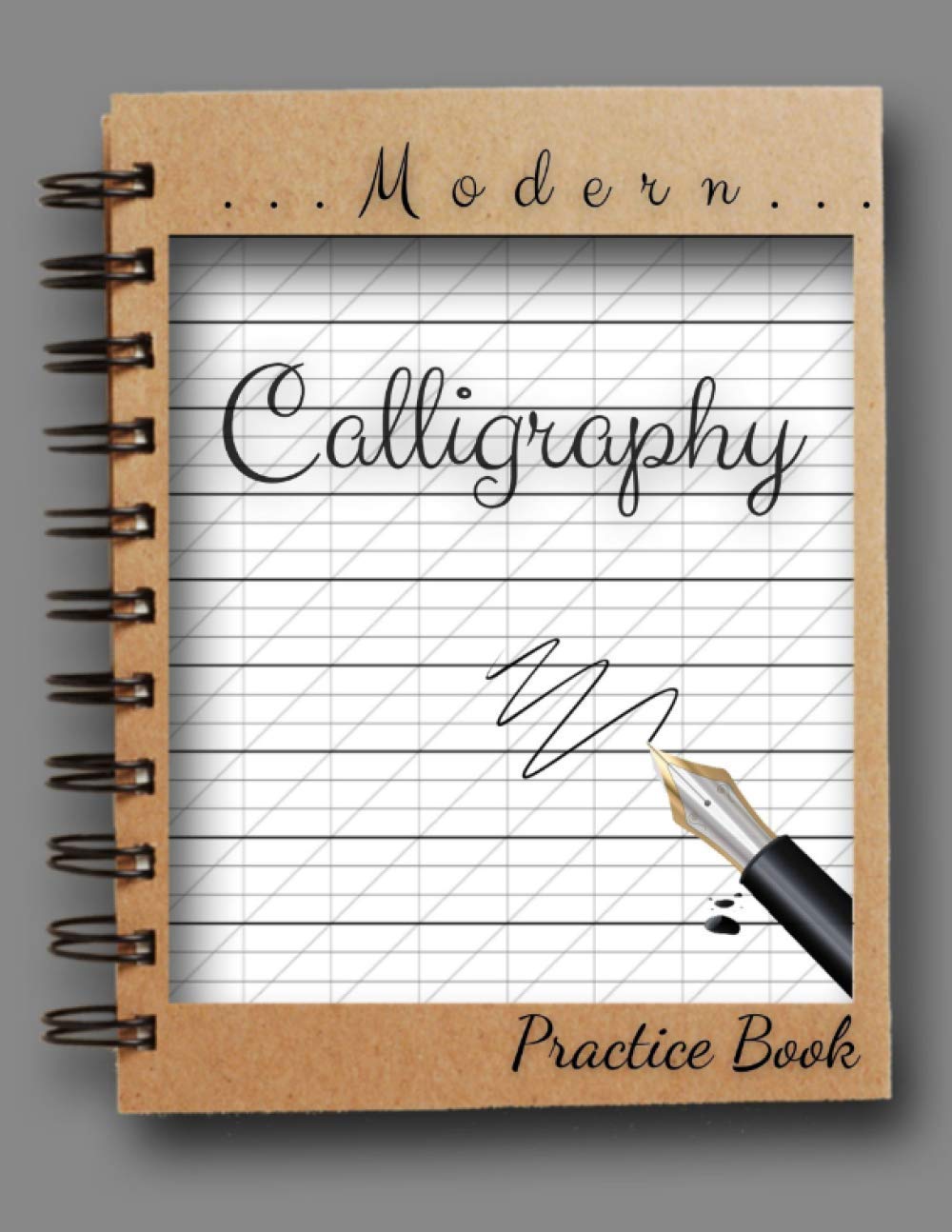 Modern Calligraphy Practice Book Calligraphy Starter Kit Beginner ...