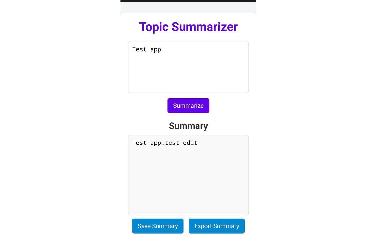 App Topic Summarizer - App on Amazon Appstore