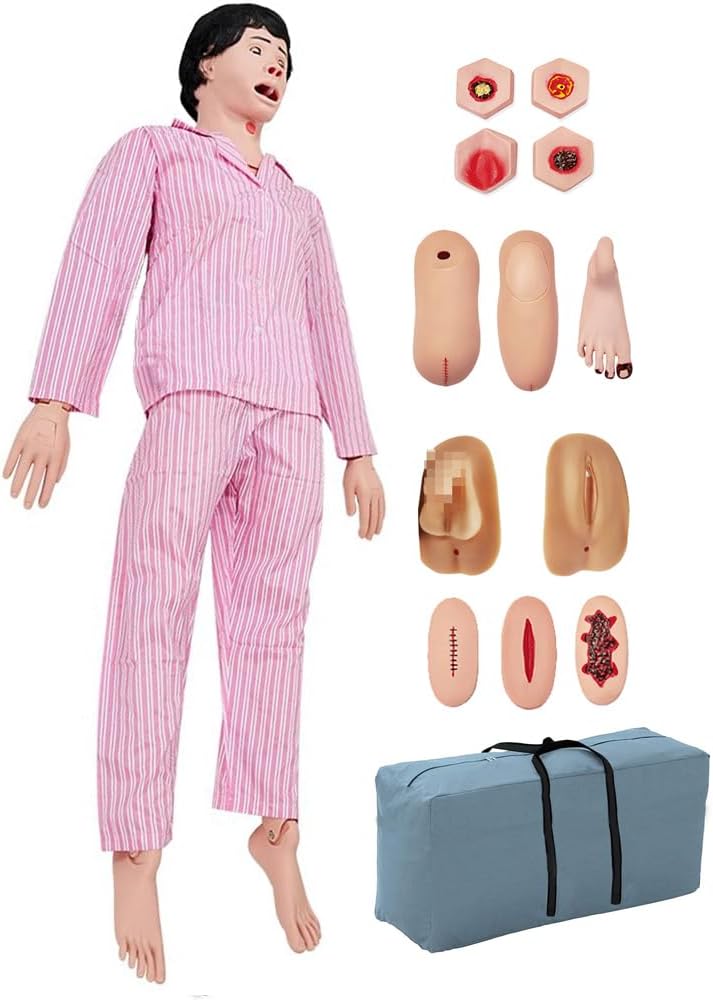 Life Size Patient Care Manikin Nursing Mannequins with Decubitus Module ...