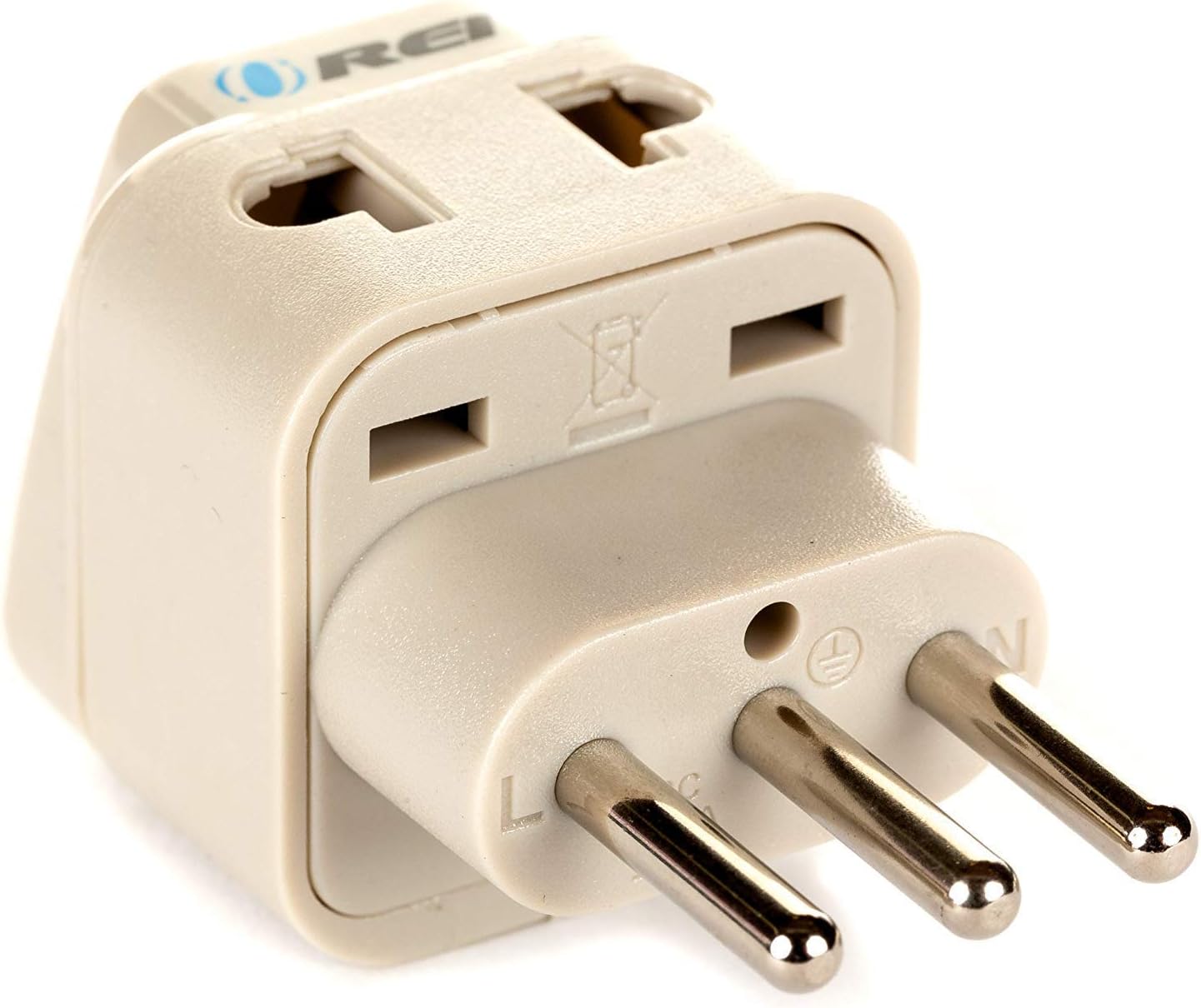 Amazon.com: CKITZE BA-13 Grounded Universal 2-in-1 Plug Adapter Type N ...