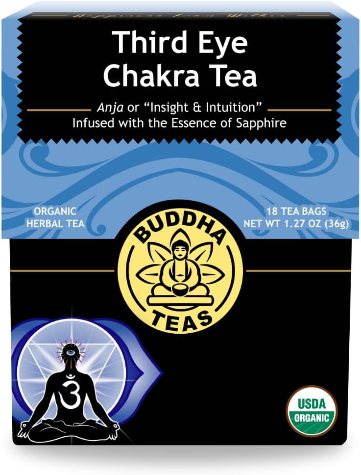 Amazon.com : Buddha Teas - Third Eye Chakra Tea - Organic Herbal Tea ...