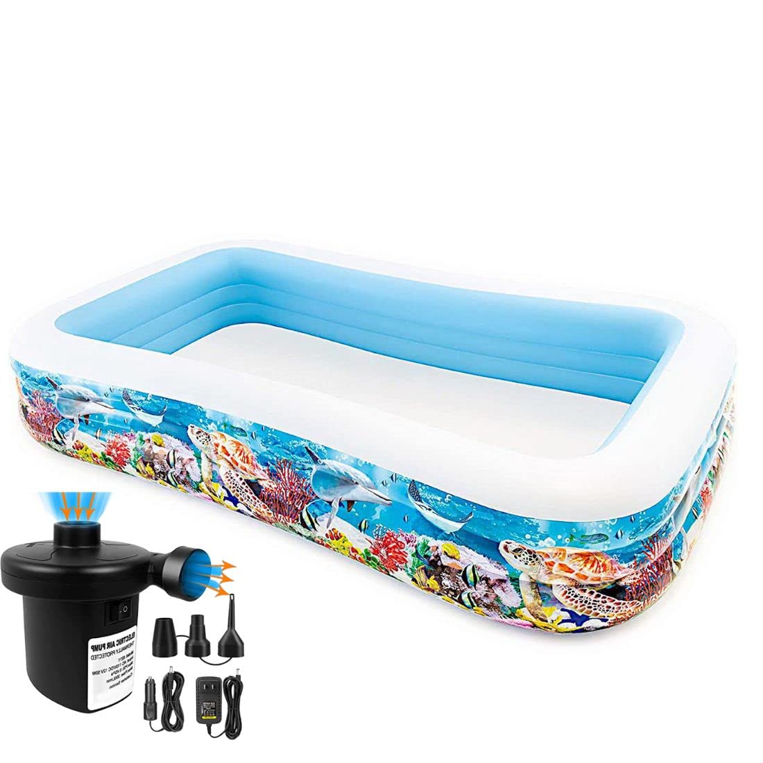 Buy Toy Imagine™ Inflatable Swimming Pool, Family Full-Sized Blow Up ...