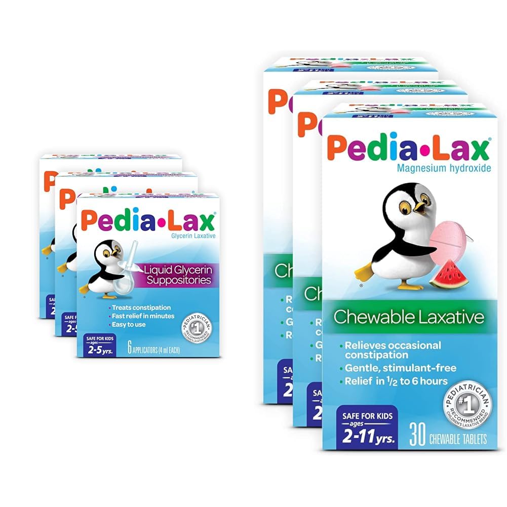 Amazon.com: Pedia-Lax Laxative Liquid Glycerin Suppositories for Kids ...