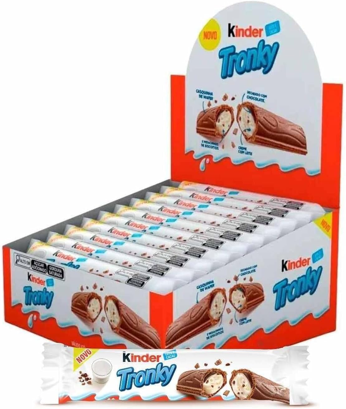 Kinder Tronky B23 Chocolate Bar 48 x 18 g : Buy Online at Best Price in ...
