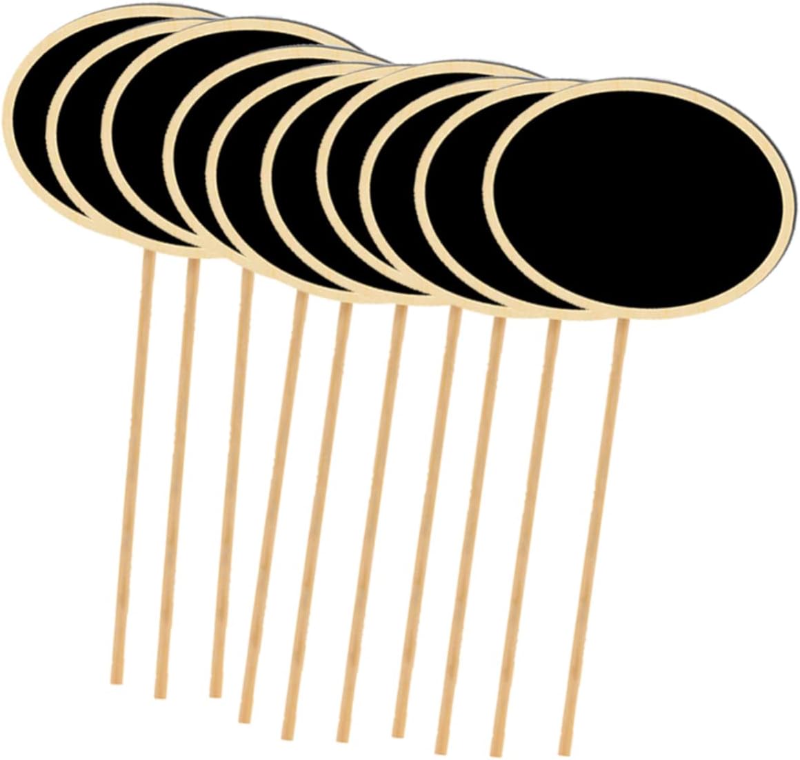 Amazon.co.jp: 20 Pcs Chalk Signs Pantry Labels Wood Garden Stakes ...