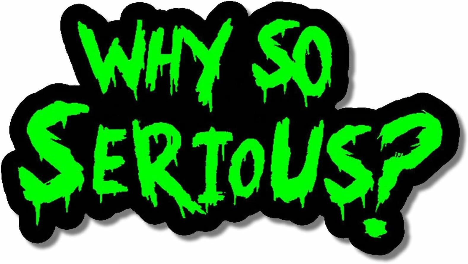 Amazon.com - Why So Serious #2 Version Joker Evil Body Window Sticker ...