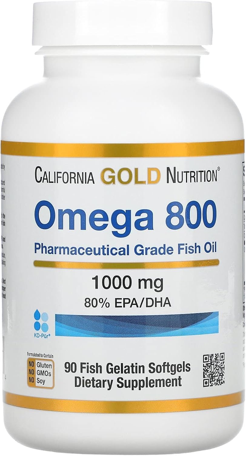 Amazon.com: California Gold Nutrition Omega 800 Pharmaceutical Grade ...