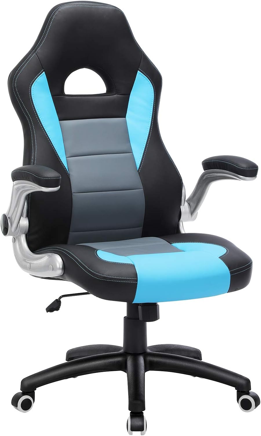 SONGMICS Racing Gaming Chair, High Back Office Chair, with Adjustable ...