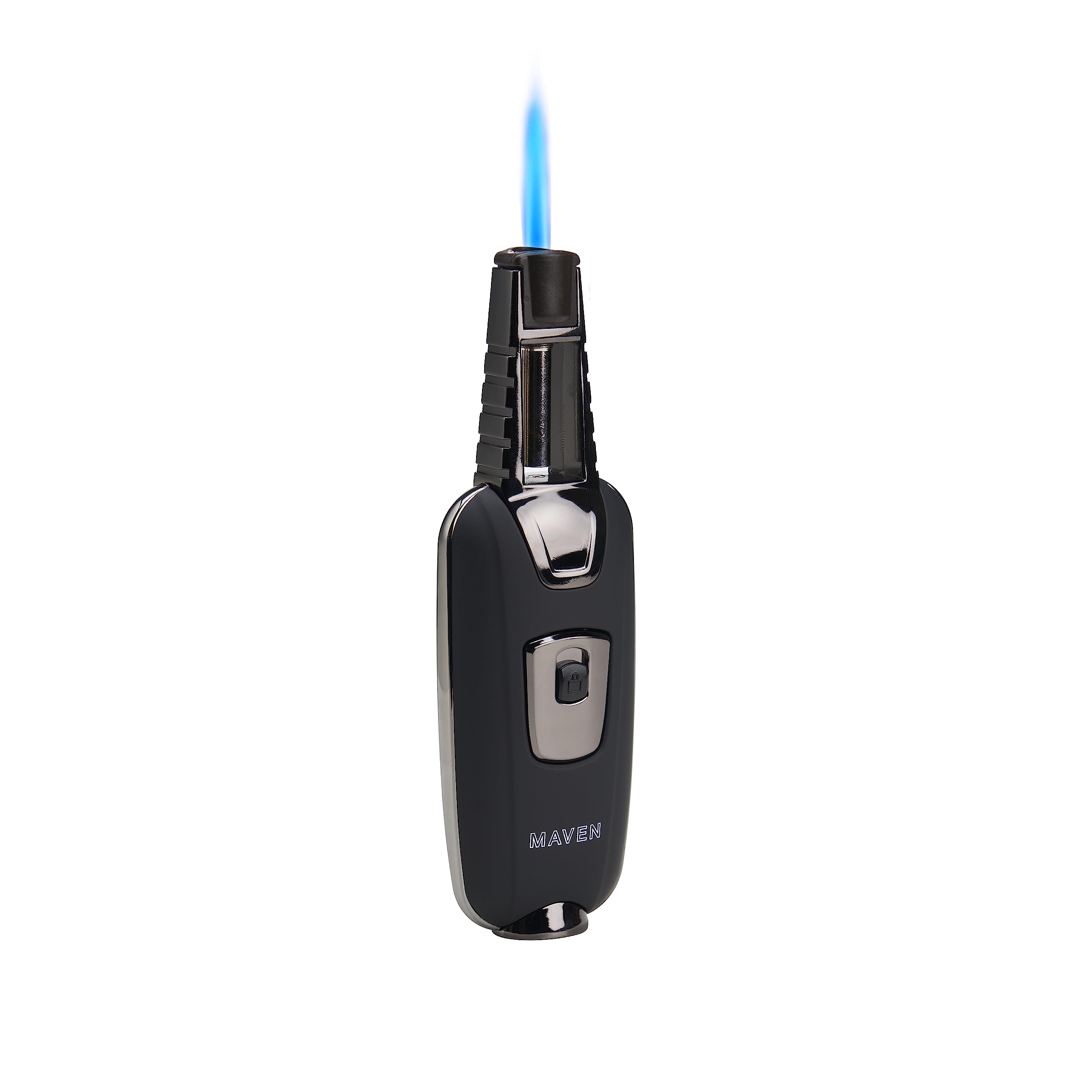 Amazon.com: Maven Armour Butane Refillable Torch Lighter, Single Jet ...