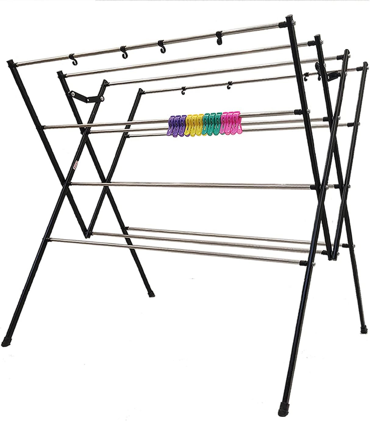 PARASNATH Stainless Steel 12 Rods Large Foldable Cloth Dryer/Clothes ...