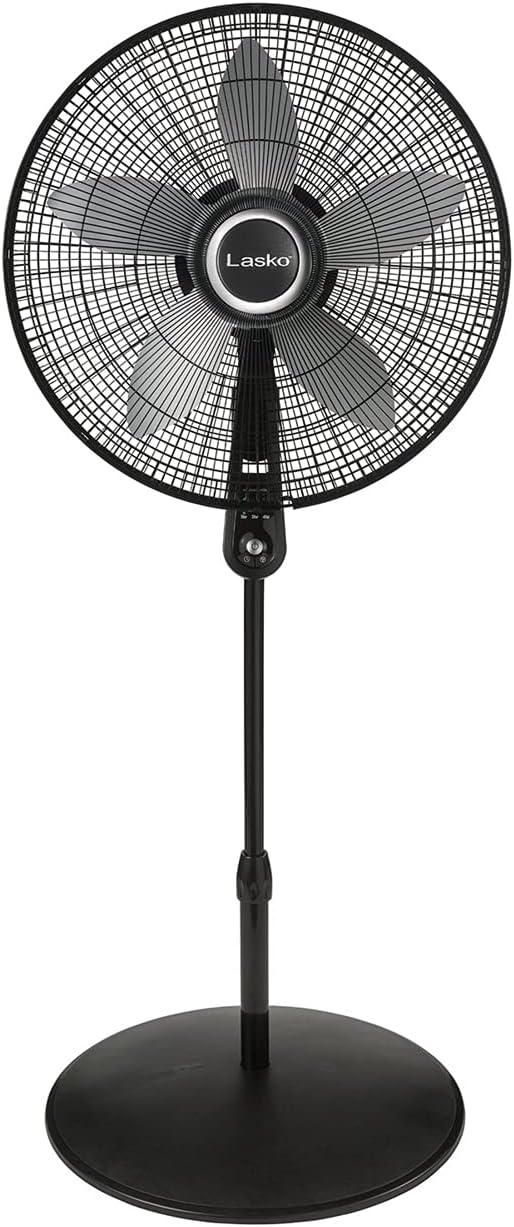 Amazon.com: Lasko 20" Oscillating Remote Control Pedestal Fan : Home ...