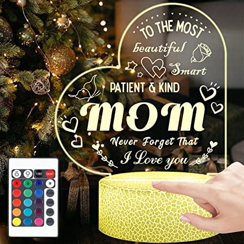 Linkax Butterfly Gifts for Mum, Night Light for Women, 7 Colors Change ...