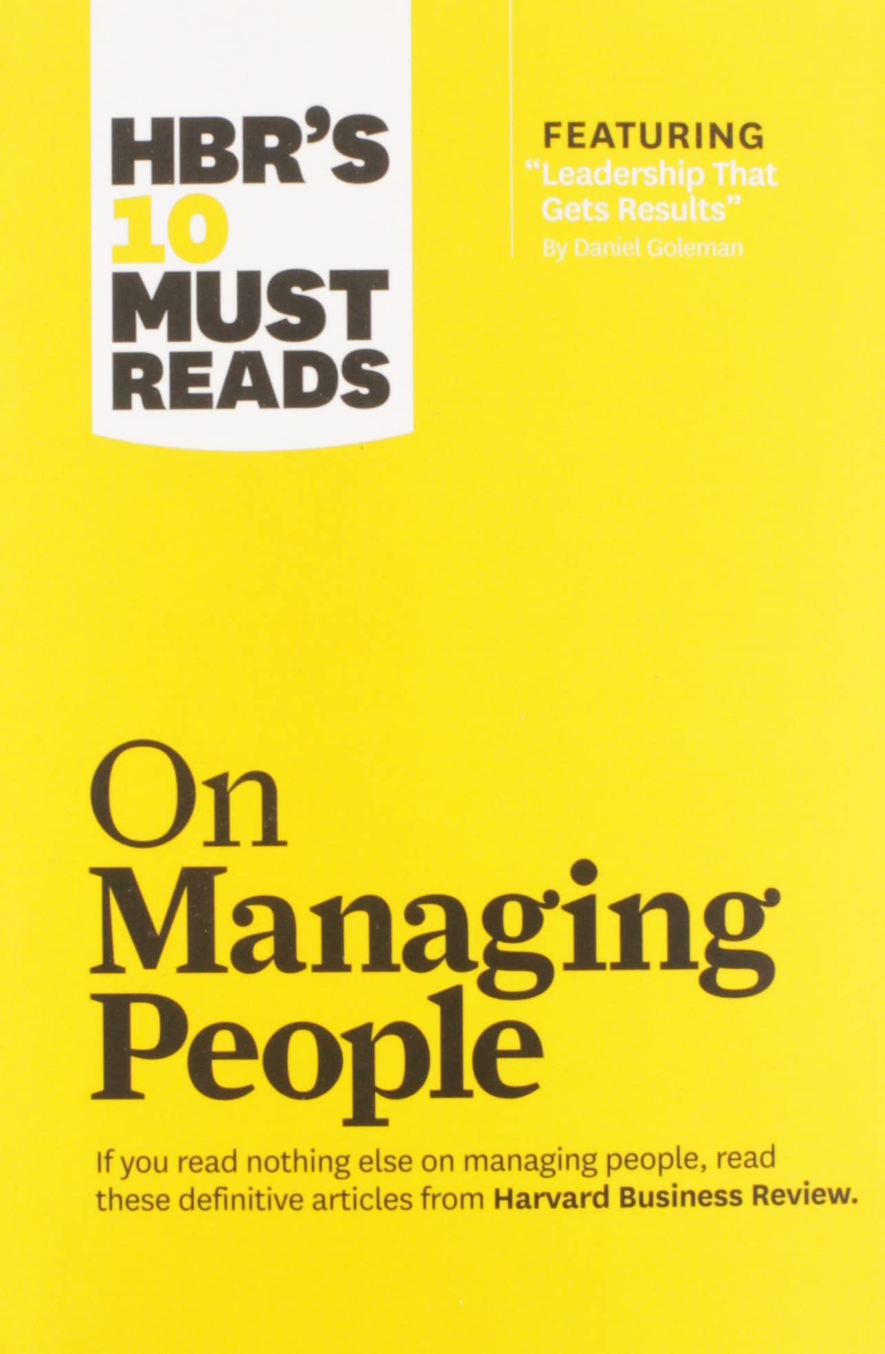 HBR's 10 Must Reads on Managing People (with featured article ...