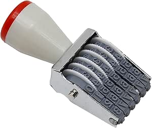 Amazon.com : Anxingo 6 Digit Number Roller Stamps: Changeable Digital ...