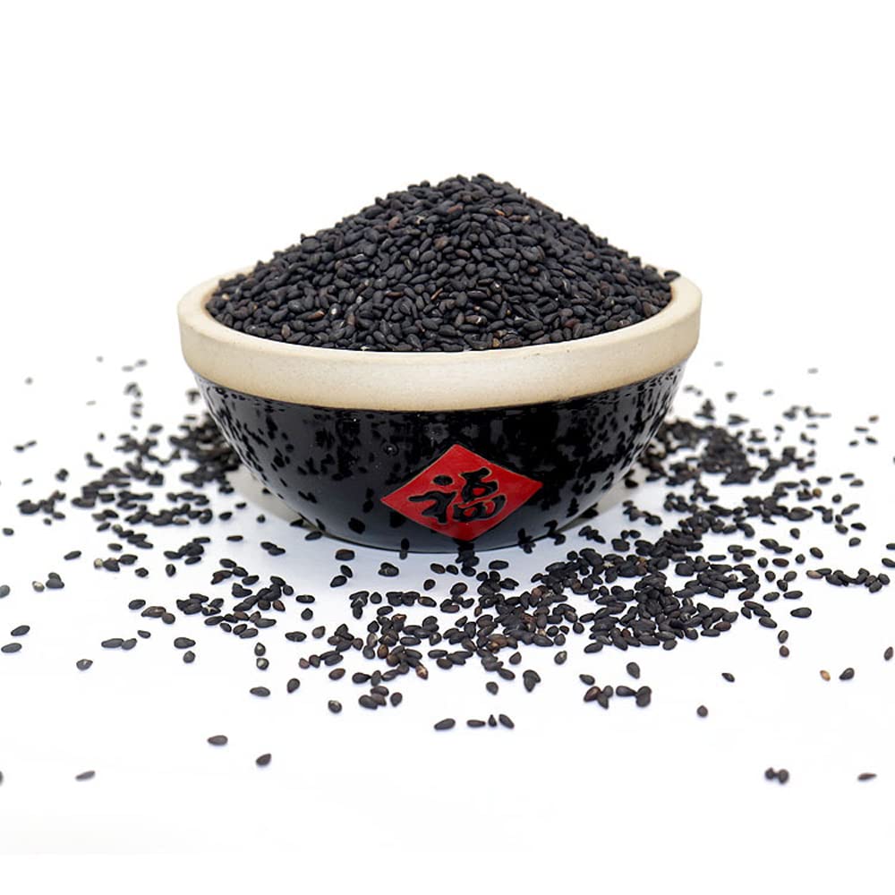 Amazon.com : Semen Sesami Nigrum;Black Sesame Seed;Roasted Black Sesame ...