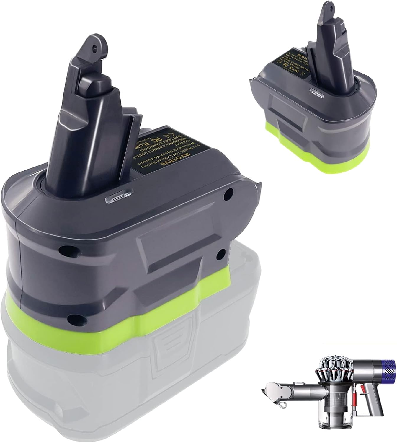 Amazon.com: URUN V6 Battery Adapter for Dyson V6 Vacuum Cleaner ...
