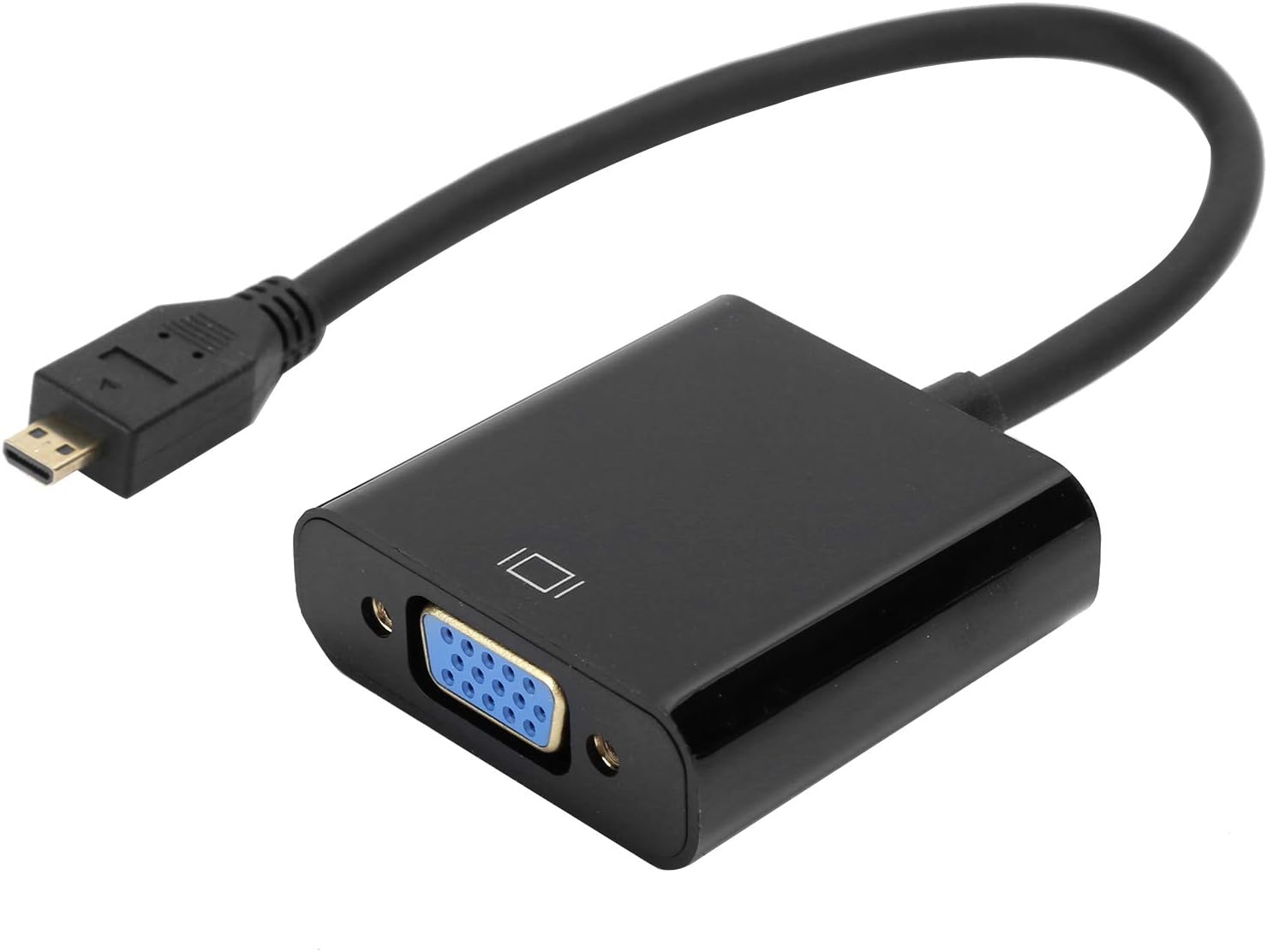 Amazon.com: 03 High-Definition Support HDCP Micro HDMI to VGA Video ...