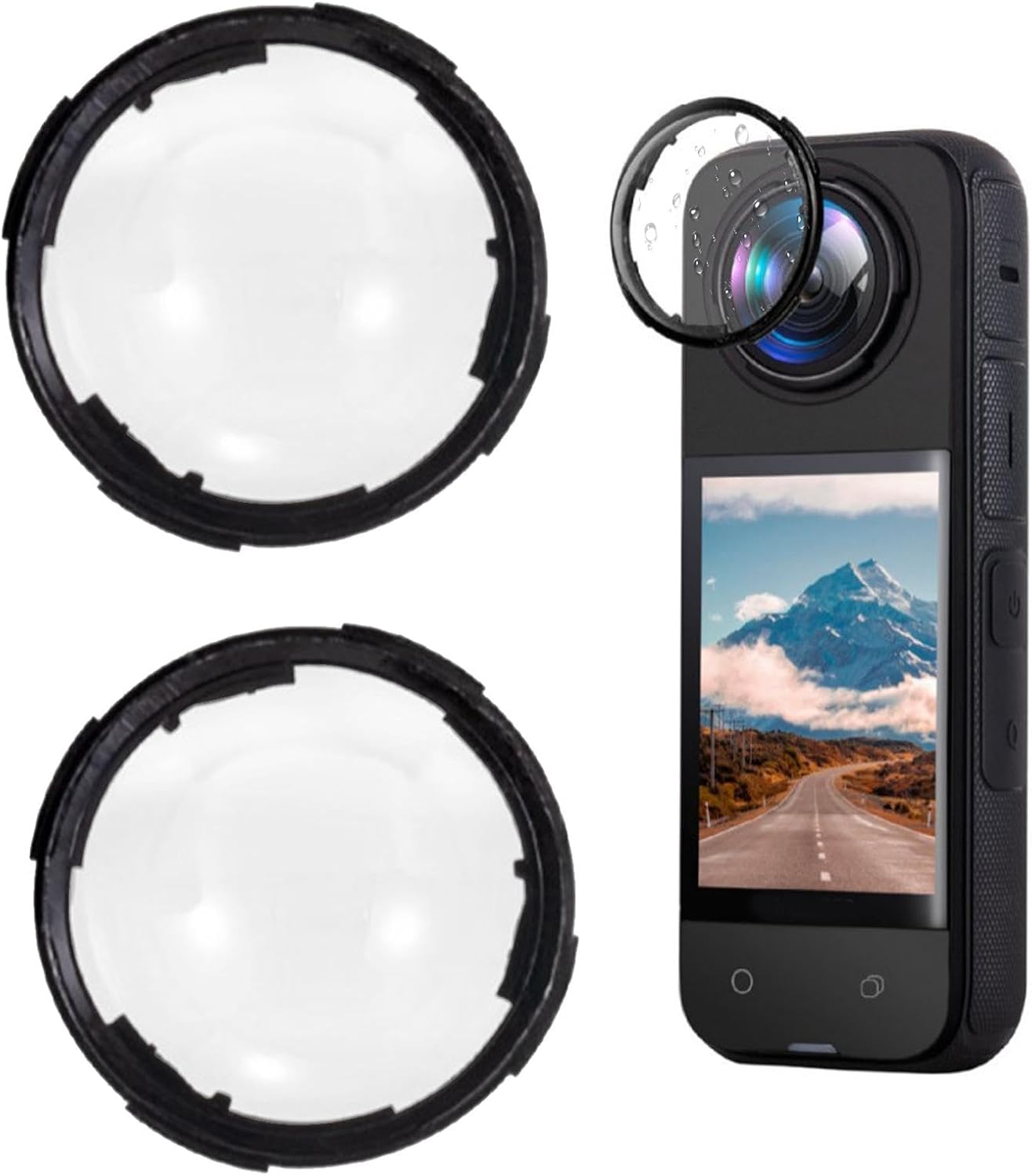 Lens Guard for Insta360 X4, Rotating HD Protective Caps for Insta360 X4 ...