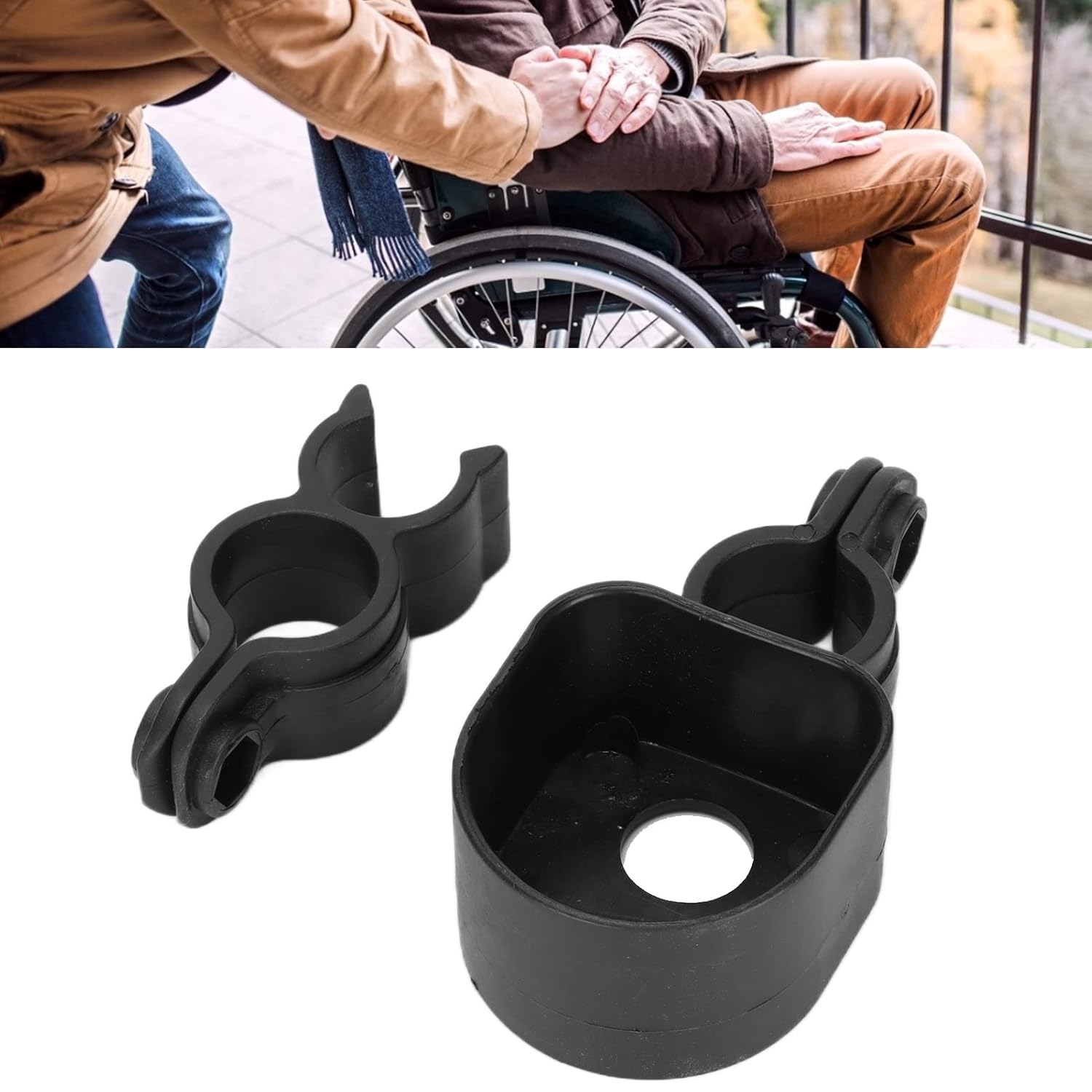 Amazon.com : Walking Stick Holder for Wheelchair, Cane Holder for ...