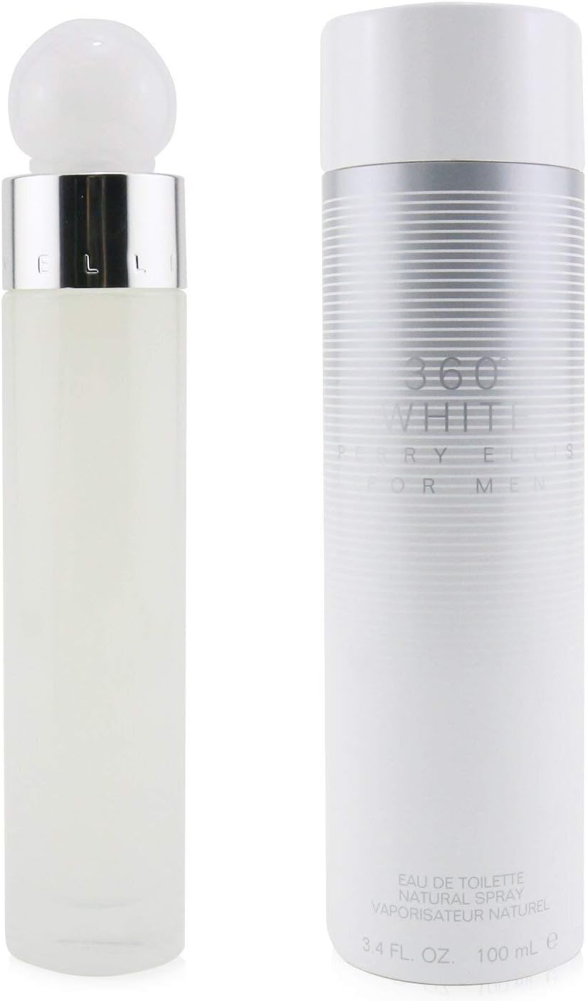Perry Ellis 360 White Eau De Toilette Spray For Men 100Ml/3.4Oz ...