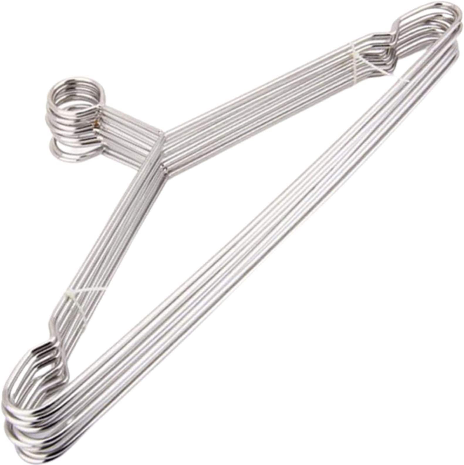 10 perchas de acero inoxidable para ropa de seguridad de metal ...