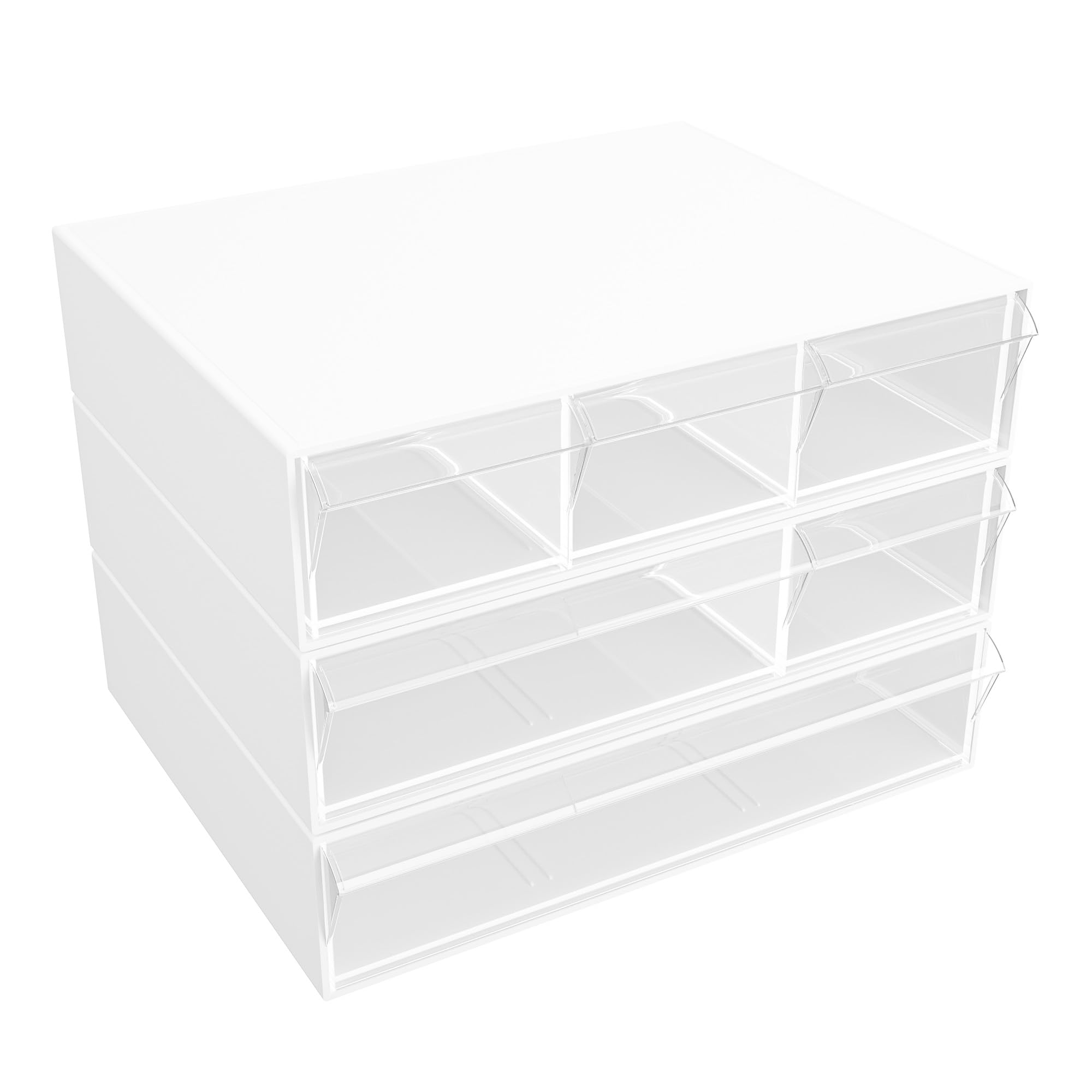 Snapklik.com : Gonice Desk Organizer 3 Tier Stackable Storage Drawers