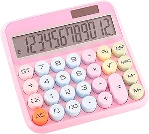Amazon.com : Calculator, 12 Digit Desk Calculators with Large Display ...