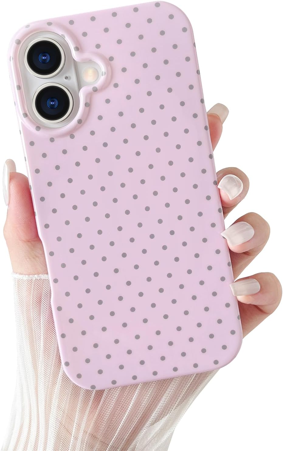 Amazon.com: Yeddabox for iPhone 17 Case Cute Polka Dot Phone Case Soft ...
