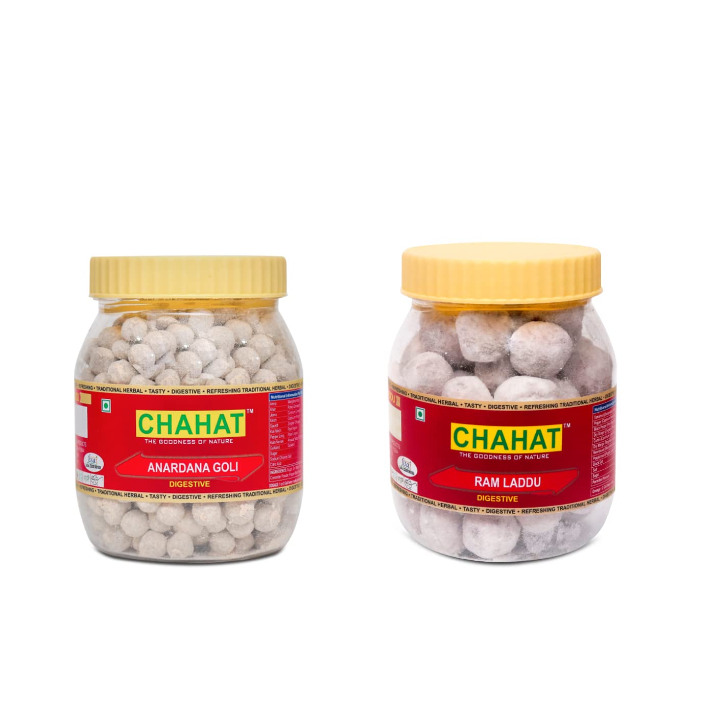 Combo Of Two Flavoured Churan Goli | Anardana Goli | Ram Laddu (400g ...