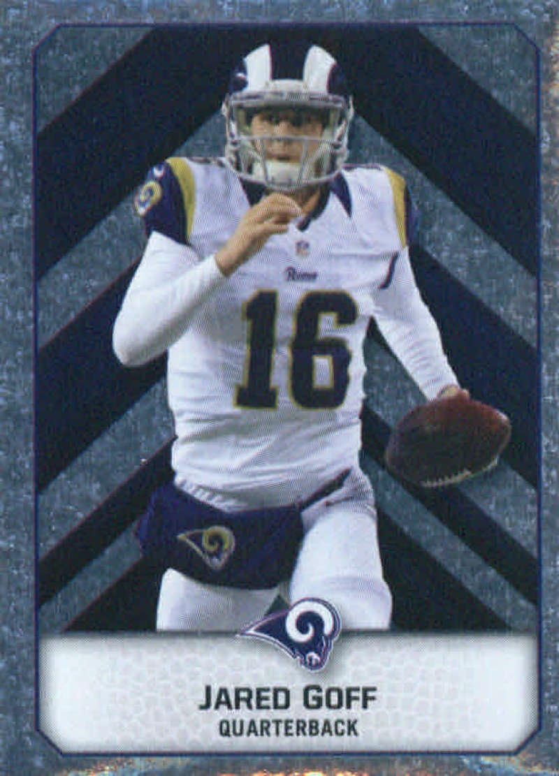 Amazon.com: 2017 Panini Stickers #424 Jared Goff Los Angeles Rams Star ...