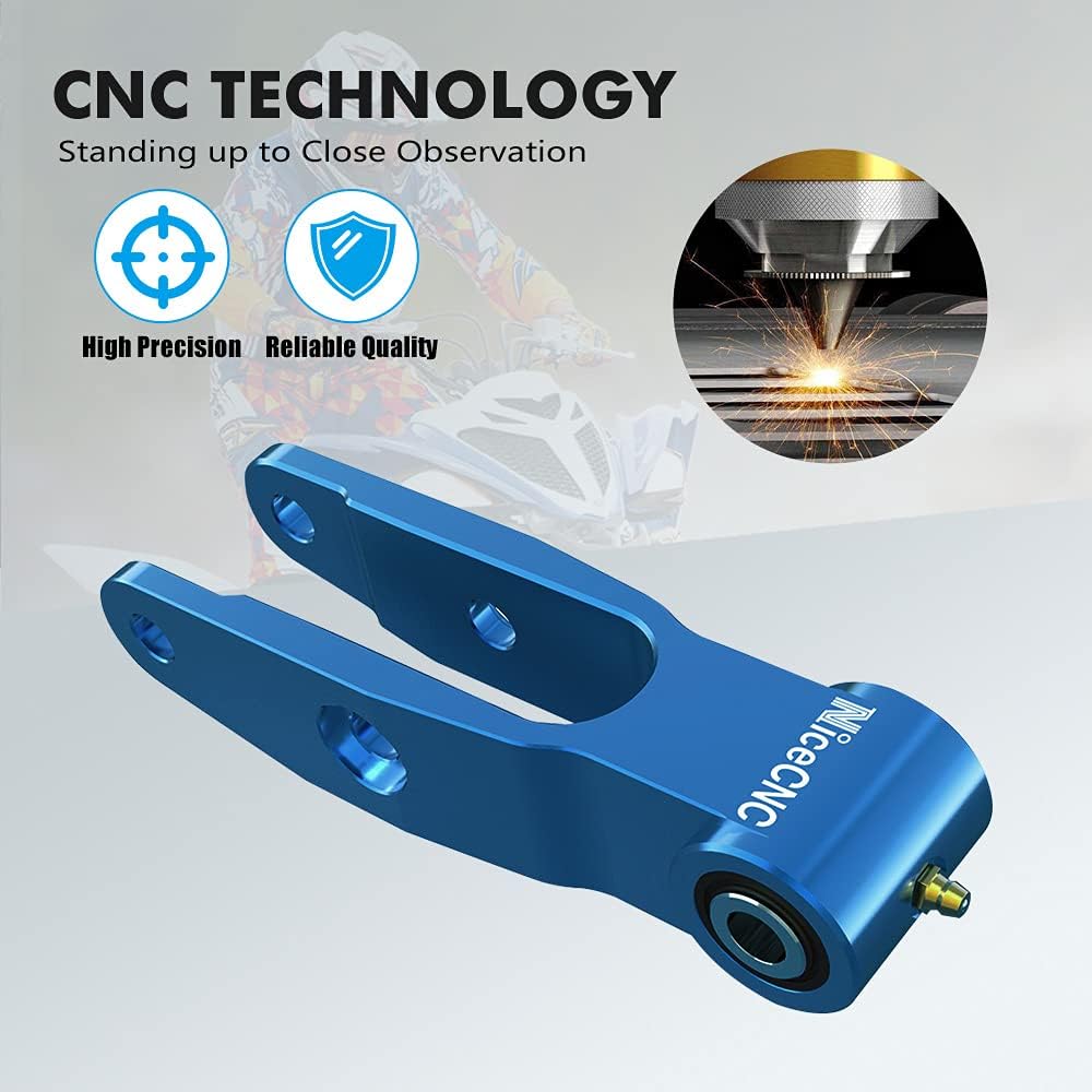 NICECNC Enlace de enlace de relé de brazo trasero azul y cubierta de ...