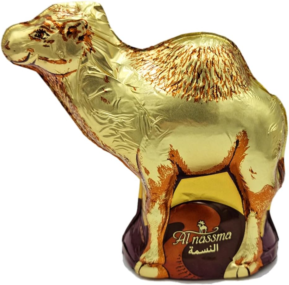 Al Nassma Camel Milk Chocolate - Hollow Camel Figurine Gift Box - 130g ...