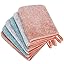 PHOGARY 6 Pack Microfiber Body Wash Mitts, 6×8 Inch Super Absorbent ...