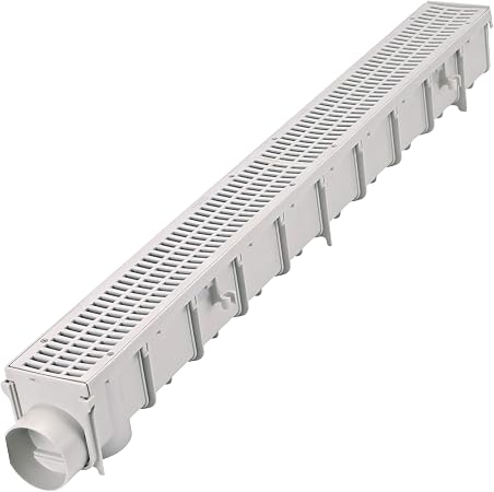 3-Inch Pro Series Channel Drain Kit – Linear French Drain System with ...