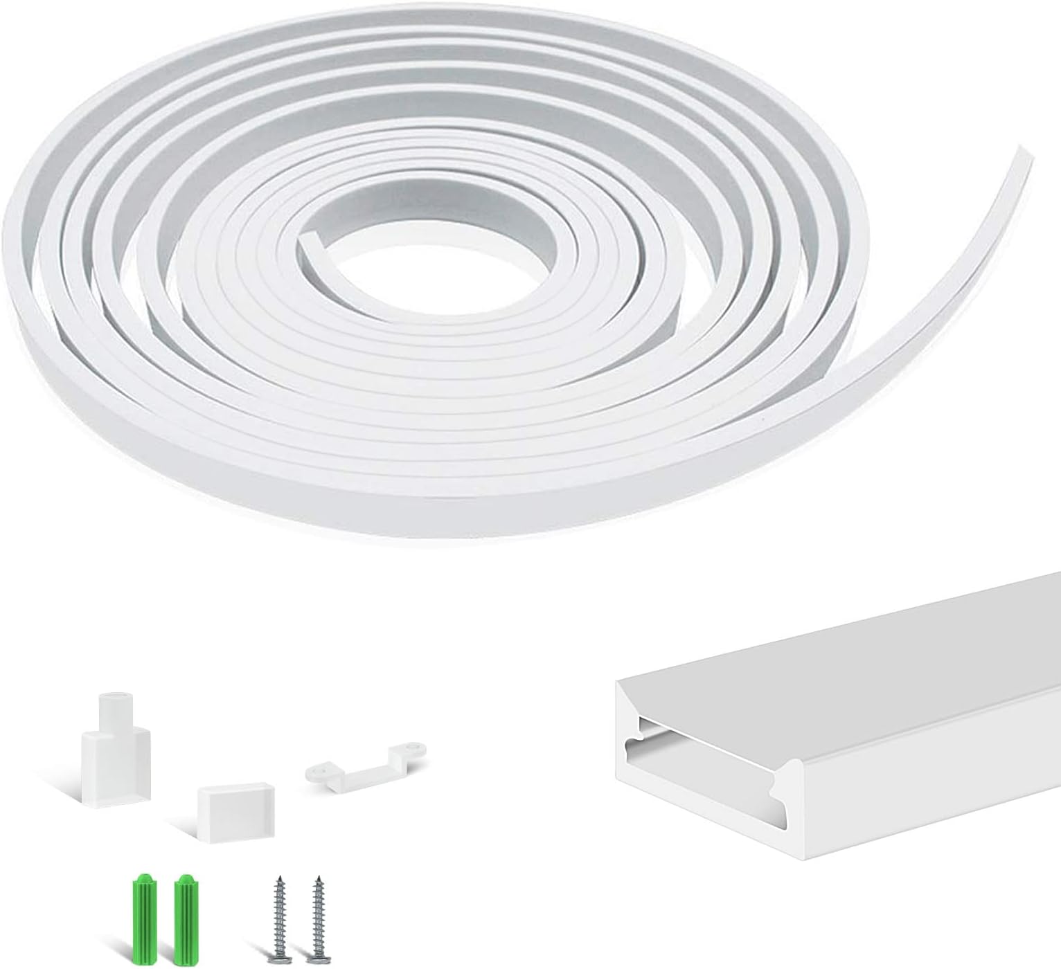 Amazon.com: BIRRAY 16.4FT/5M Silicone LED Channel System, U Shape ...