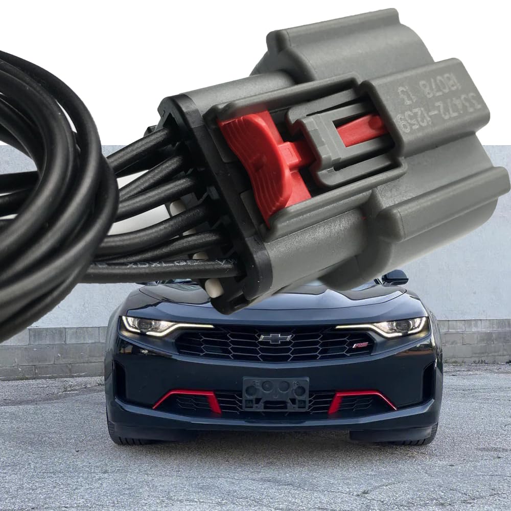 Snapklik.com : Ajnlx Full LED Headlight Connector Repair Pigtail Plug ...